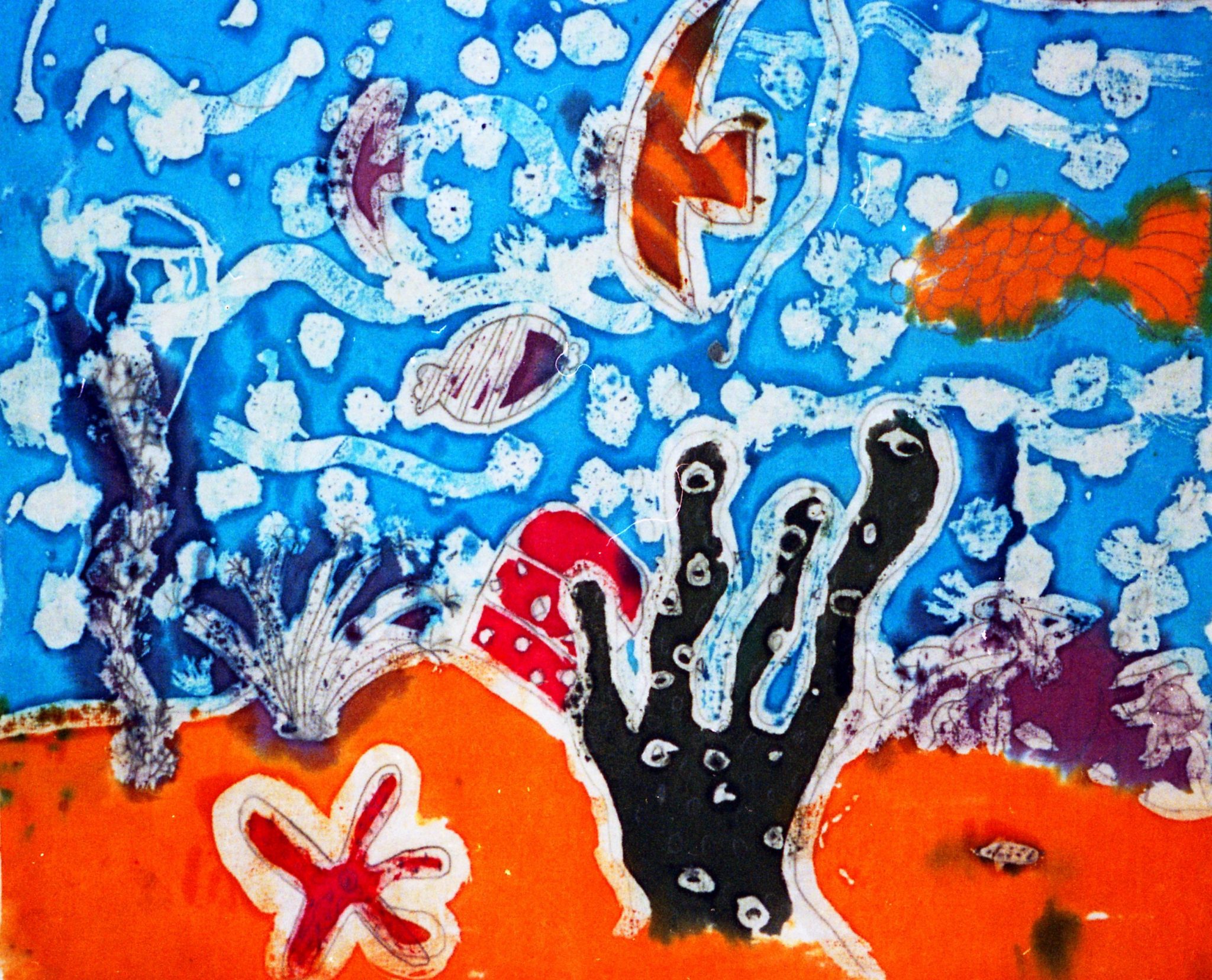 Brava Art Press » Cold Wax Batik